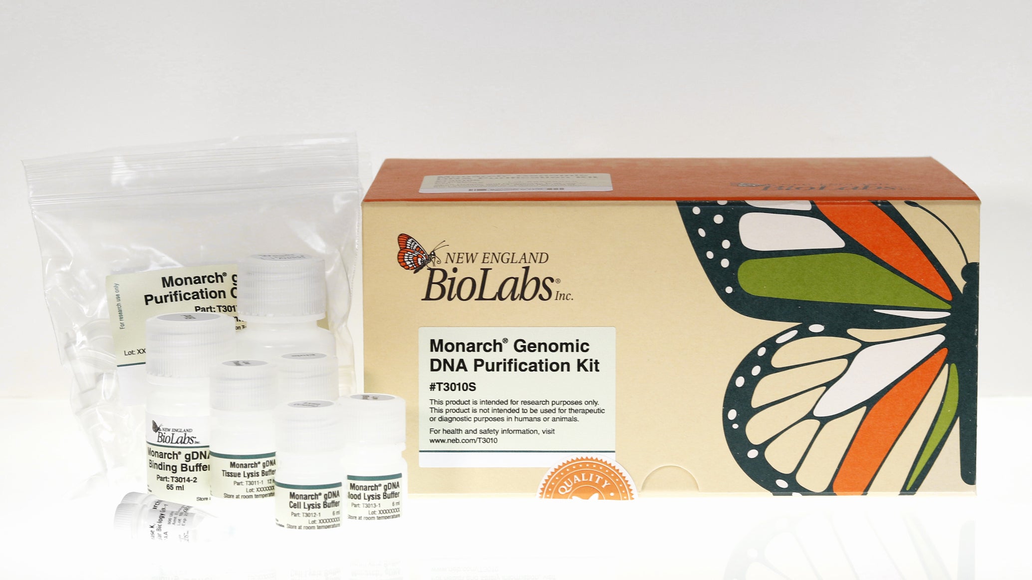 NEB Monarch® Genomic DNA Extraction Kit (T3010) – Kinovett Scientific